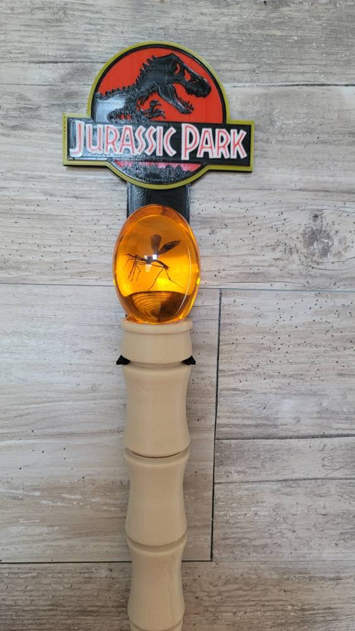 Jurassic Park John Hammond Cane With Amber Topper - Etsy UK