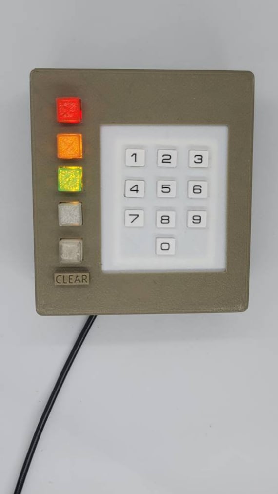 Back to the Future BTTF Time Circuit Keypad Controller - Etsy Canada