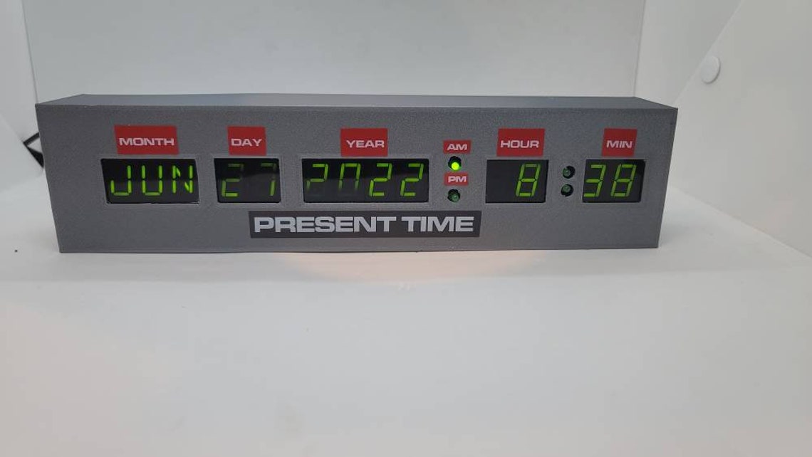 Back to the Future Time Circuit Clock, BTTF Prop Replica, Movie Prop ...