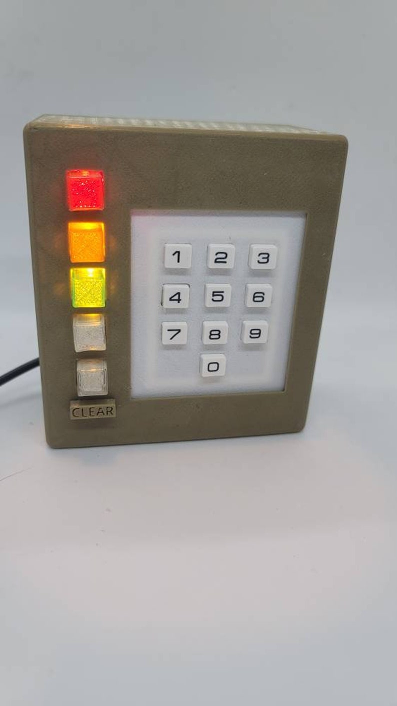Back to the Future BTTF Time Circuit Keypad Controller - Etsy Canada