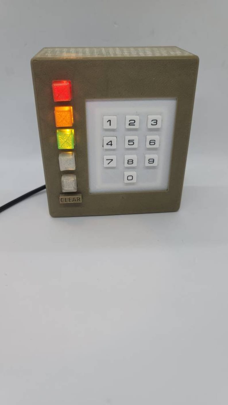 Back to the Future BTTF Time Circuit Keypad Controller - Etsy Canada