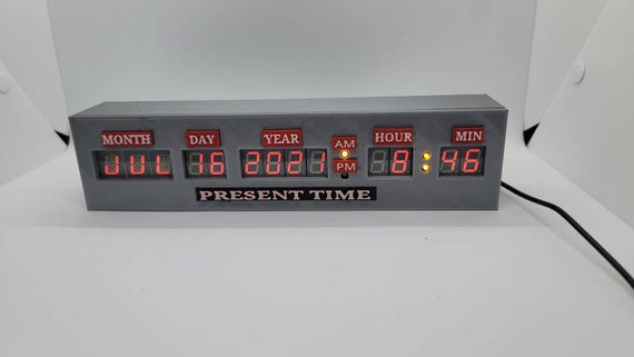 Back to the future time circuit clock | Etsy