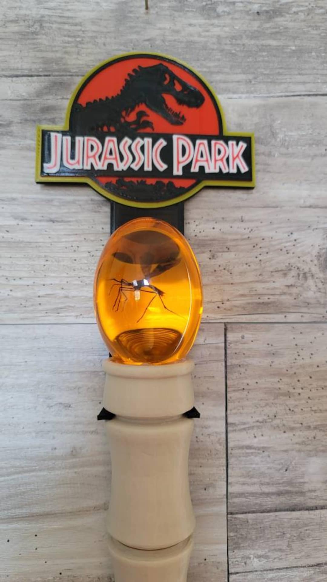 Jurassic Park John Hammond Cane With Amber Topper - Etsy