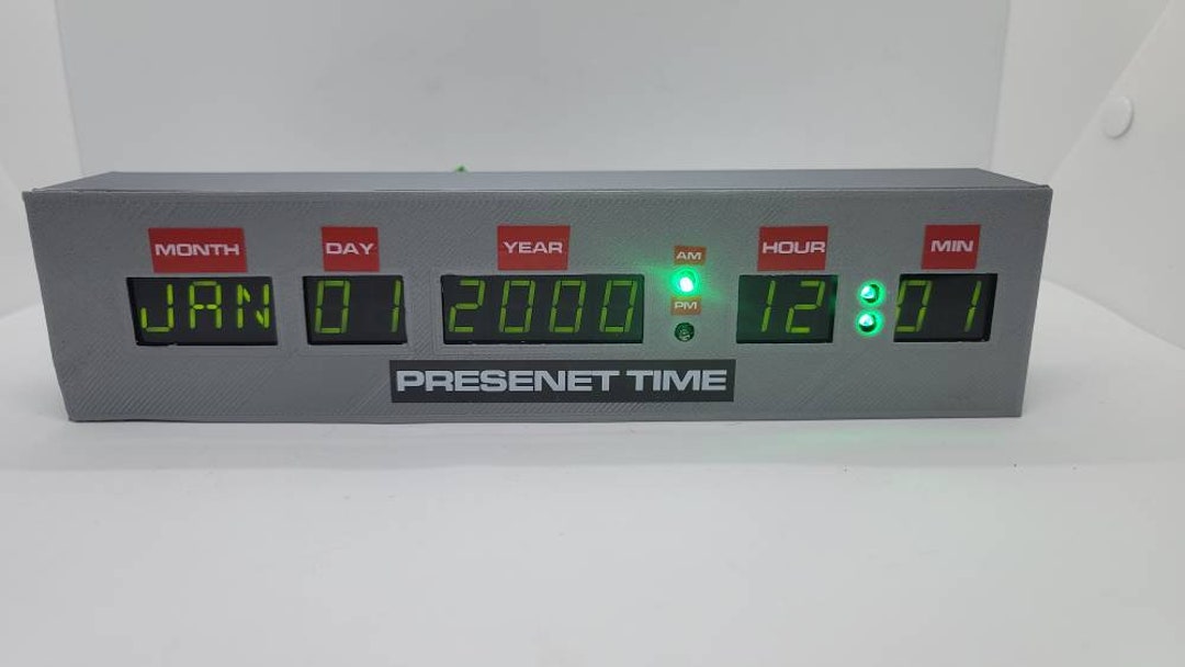 Back to the Future Time Circuit Clock BTTF Prop Replica - Etsy