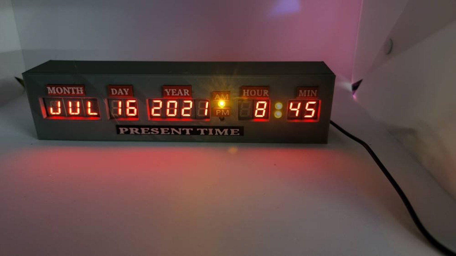 Back to the future time circuit clock | Etsy