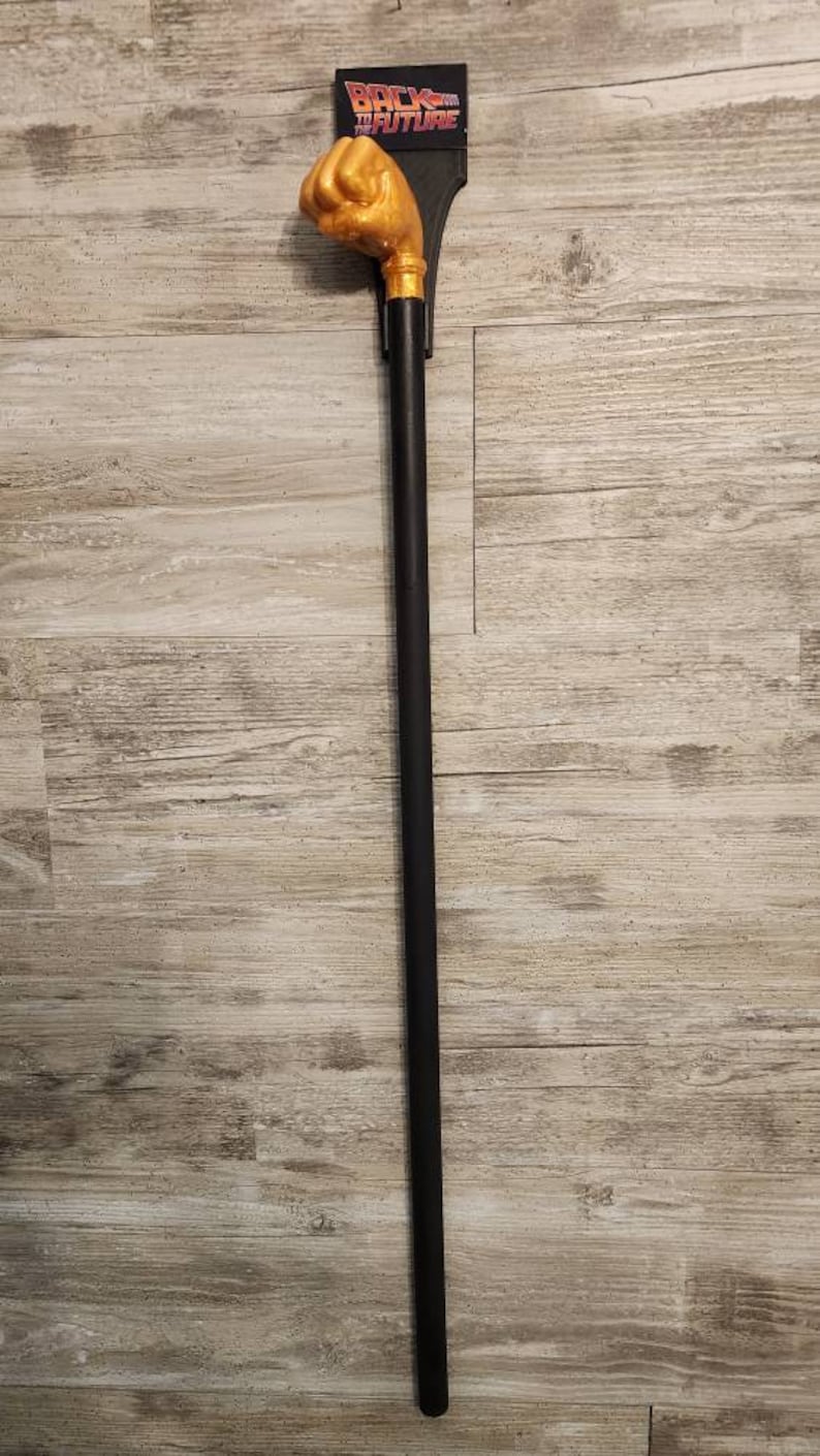 Back to the Future Biff Tannen Cane Fist Bttf Prop With Display Hanger ...