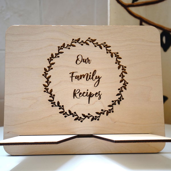 Recipe Book Holder - Etsy