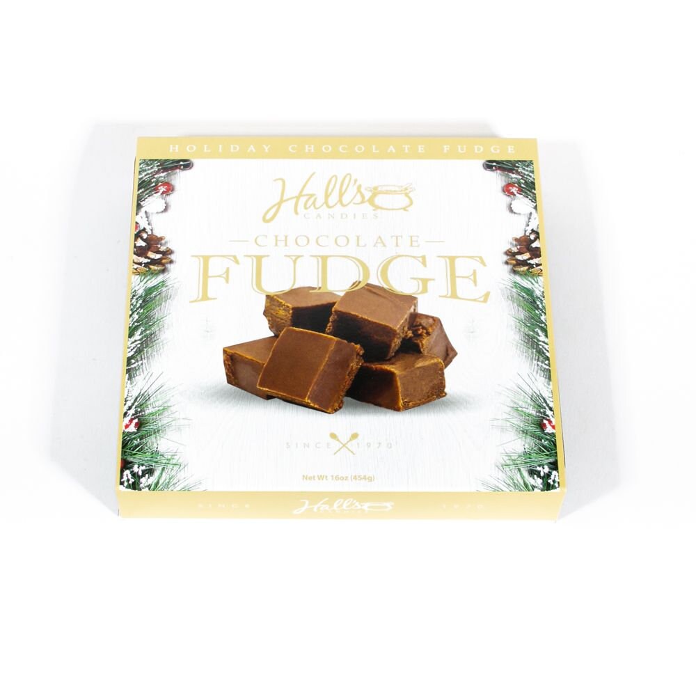 Hall's Winter Wonderland Chocolate Fudge Gift Box, 1 Pound - Etsy
