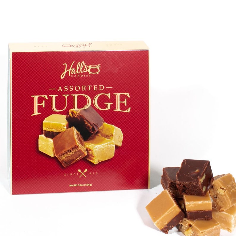Hall's Assorted Fudge, 1 Pound - Etsy