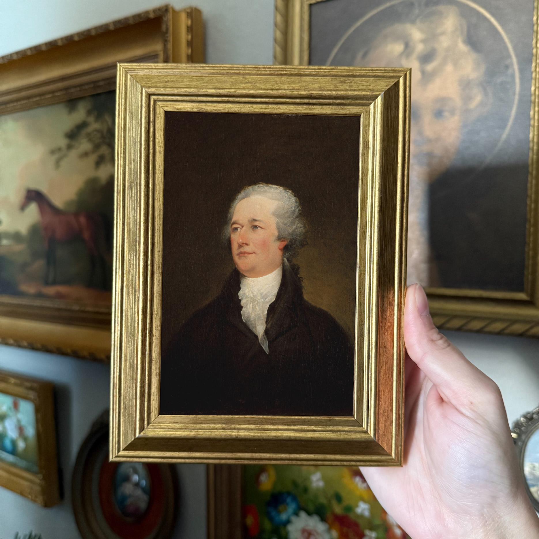 Vintage Inspired Hamilton Portrait Art Print Gallery Wall Vintage ...