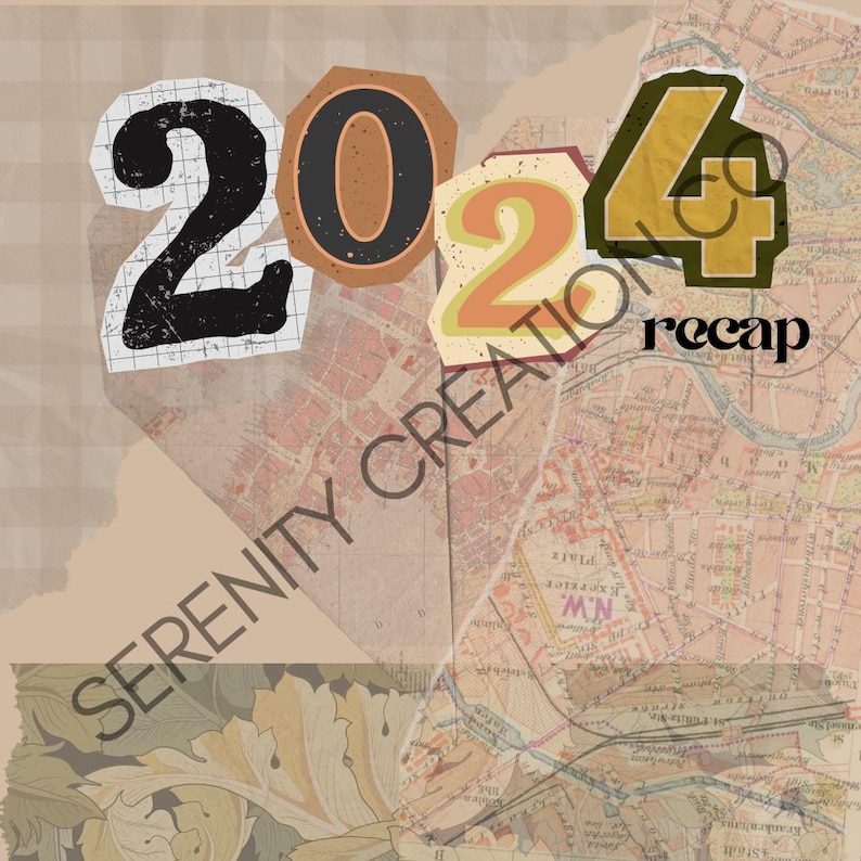 Year in Review Instagram Recap Template Social Media Post and Story, IG ...