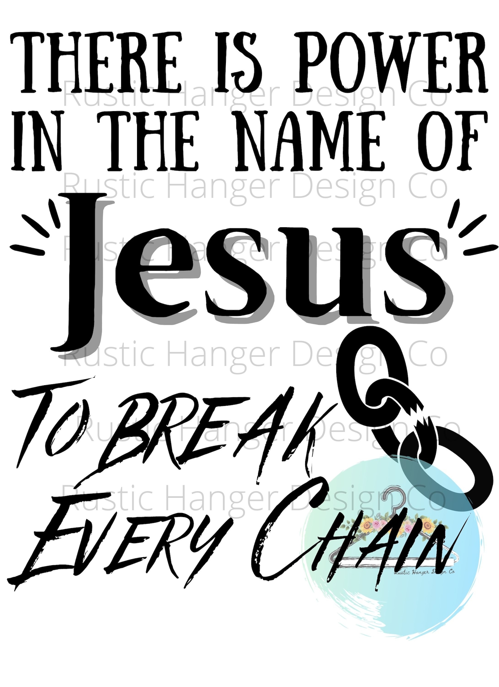 There is Power in the Name of Jesus/ PNG File ONLY/ Digital Download ...