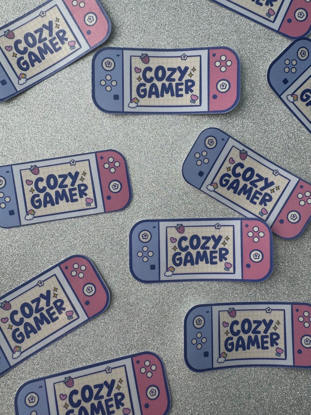 Cozy Gamer Sticker Gaming Aesthetic, Gamer Girls Y2K Vibe Cute Pastel ...