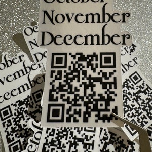 Bellas Depression Scene/song Qr Code Sticker Cullen TITSOAK Merch ...