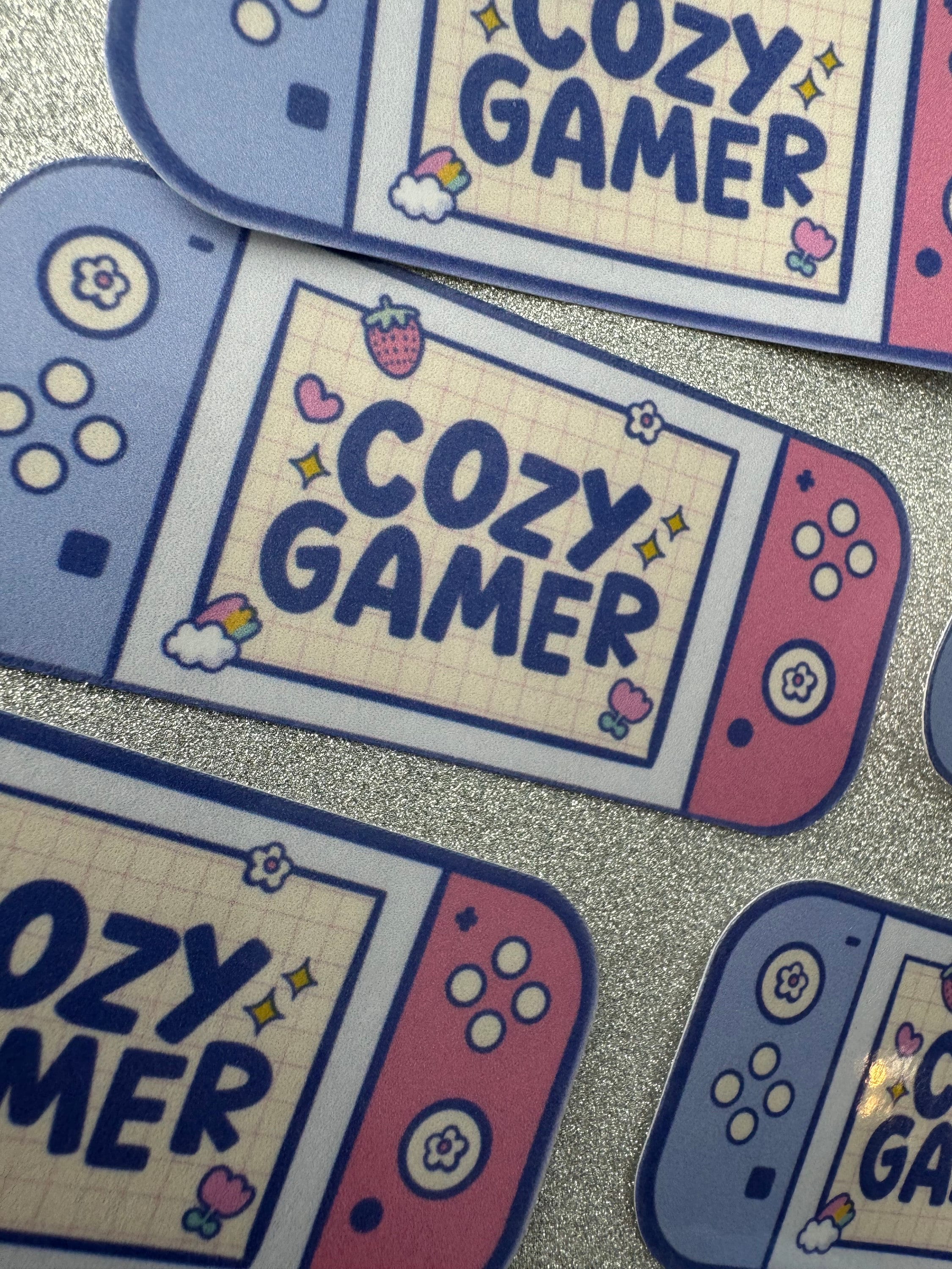 Cozy Gamer Sticker Gaming Aesthetic, Gamer Girls Y2K Vibe Cute Pastel ...