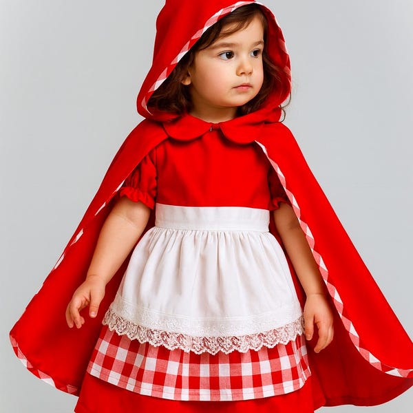Red Riding Hood Costume - Etsy