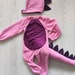 Pink Dinosaur Costume-dinosaur Baby Shower-dino Shirt-halloween ...
