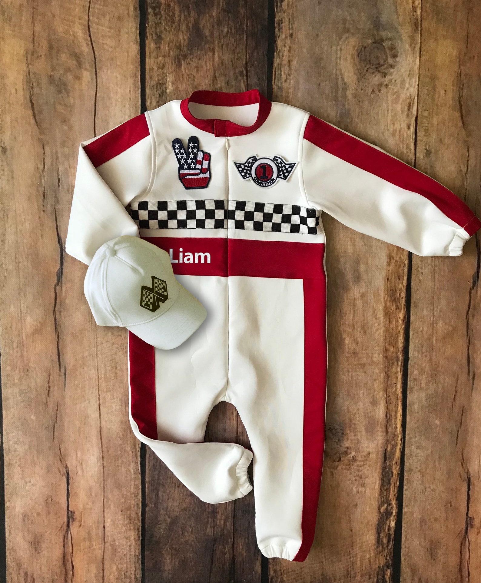 Custom Race Suit Race Car Birthday Halloween Costume 1st - Etsy