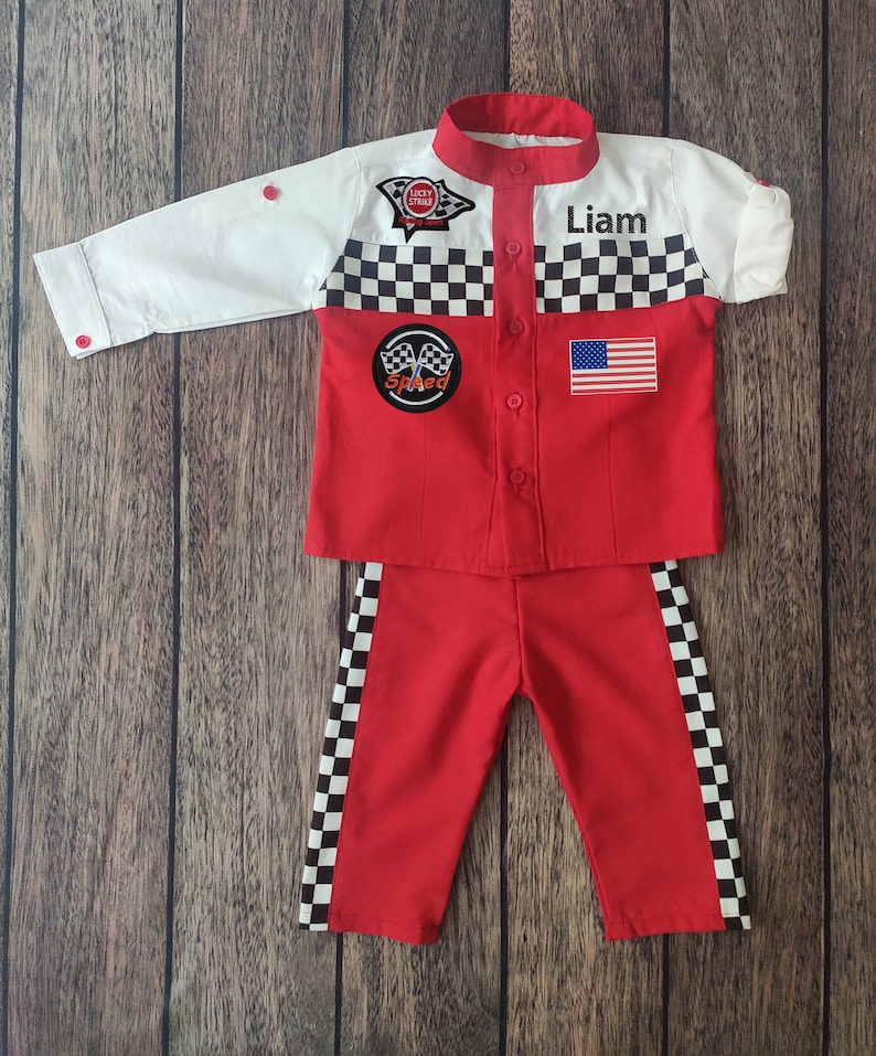 Custom Racing Shirt Race Suit Race Car Birthday | Etsy