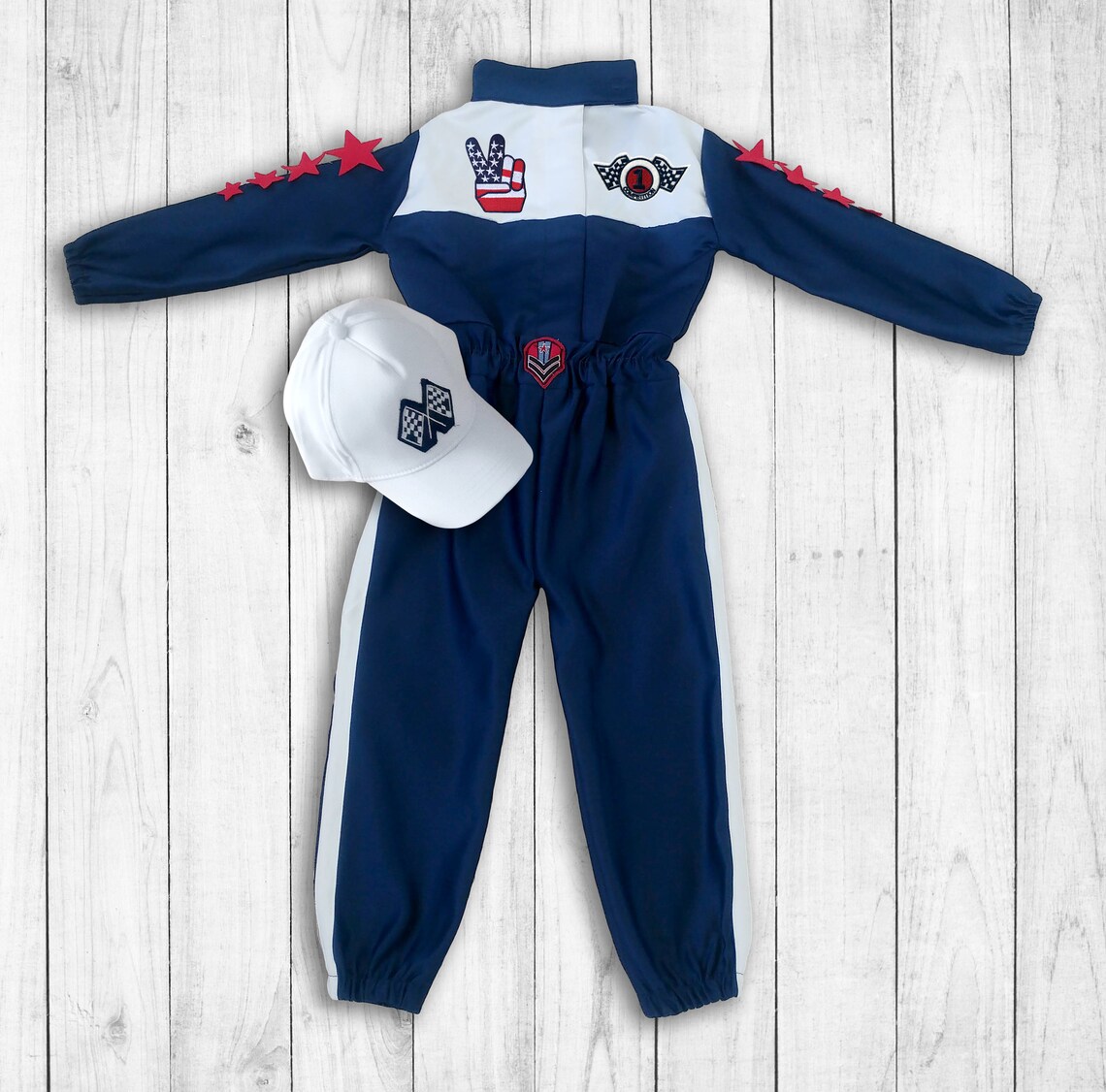 Navy Blue Race Suit Halloween Costume 1st Birthday Gift - Etsy