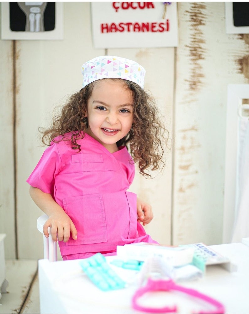Personalized Kids Scrubs Costumedoctor Medical Sethalloween - Etsy