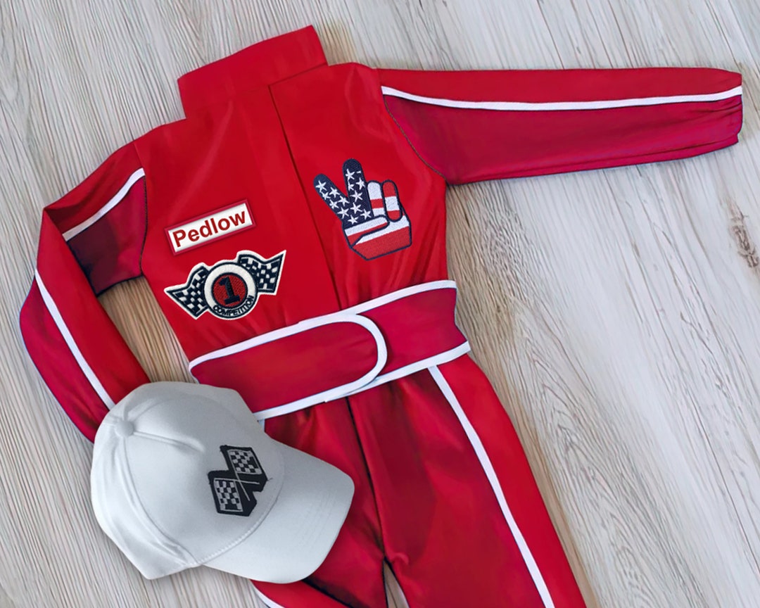 Red White Race Suit|race Car Birthday|halloween Costume|1st Birthday ...