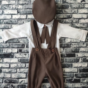Page Boy Outfit Newsboy Cap-sweater Vest Halloween Costumes-pleated ...