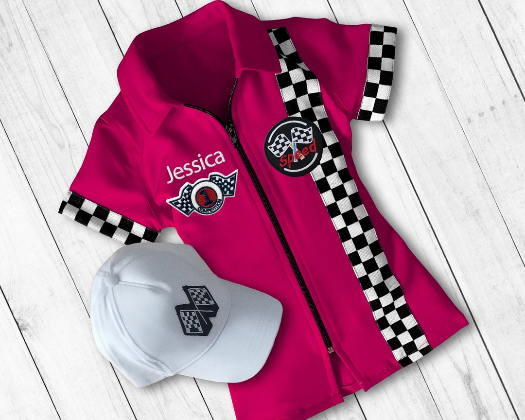 Checkered Dress Two Fast Birthday Custom Race Suit-race Car Birthday ...
