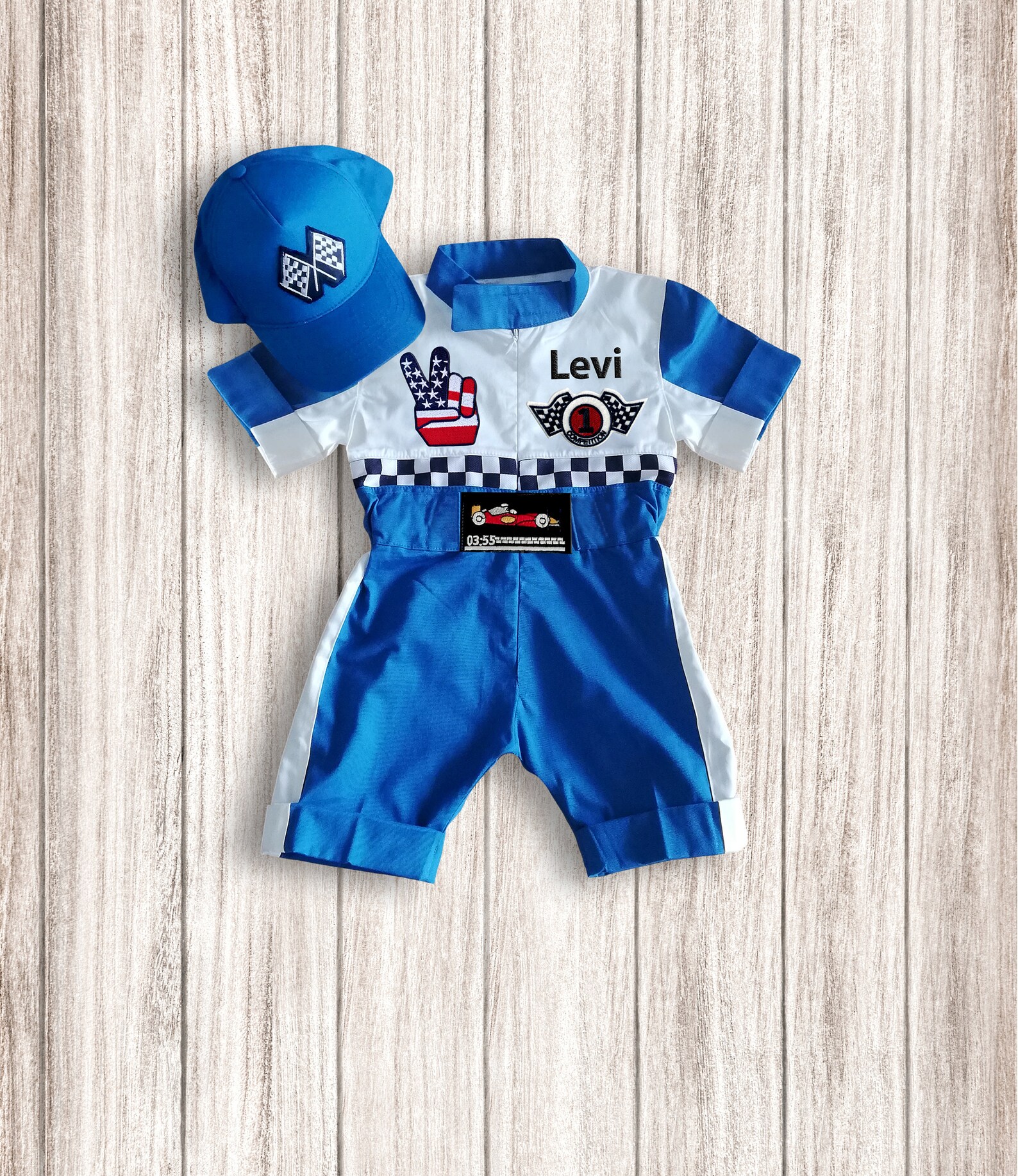 Checker Race Suit Race Car Birthday Halloween Costume - Etsy Canada