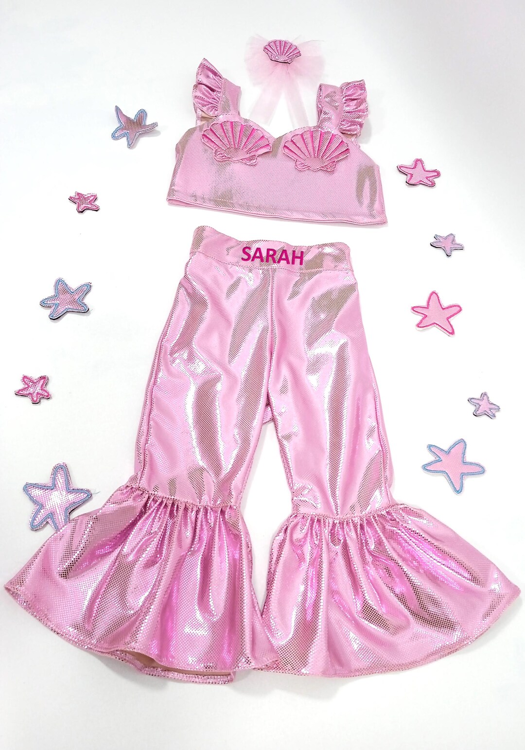 Mermaid Party Outfit-mermaid Dress-swimwear Fabric-girl Birthday Dress ...