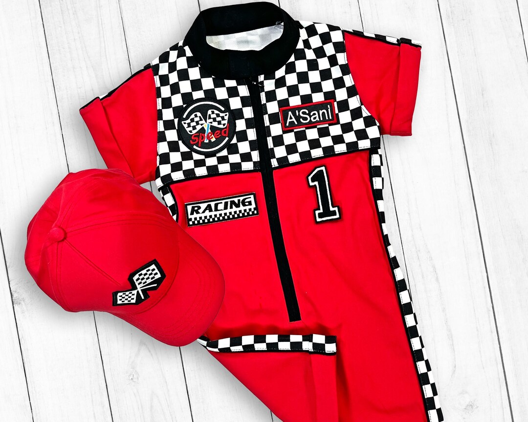 Race Car Birthday-two Fast Birthday Custom Race Suit-halloween Costume ...