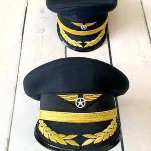 Captain Hat-aviation Gifts-air Force Gifts for Pilots-pilot Gifts for ...