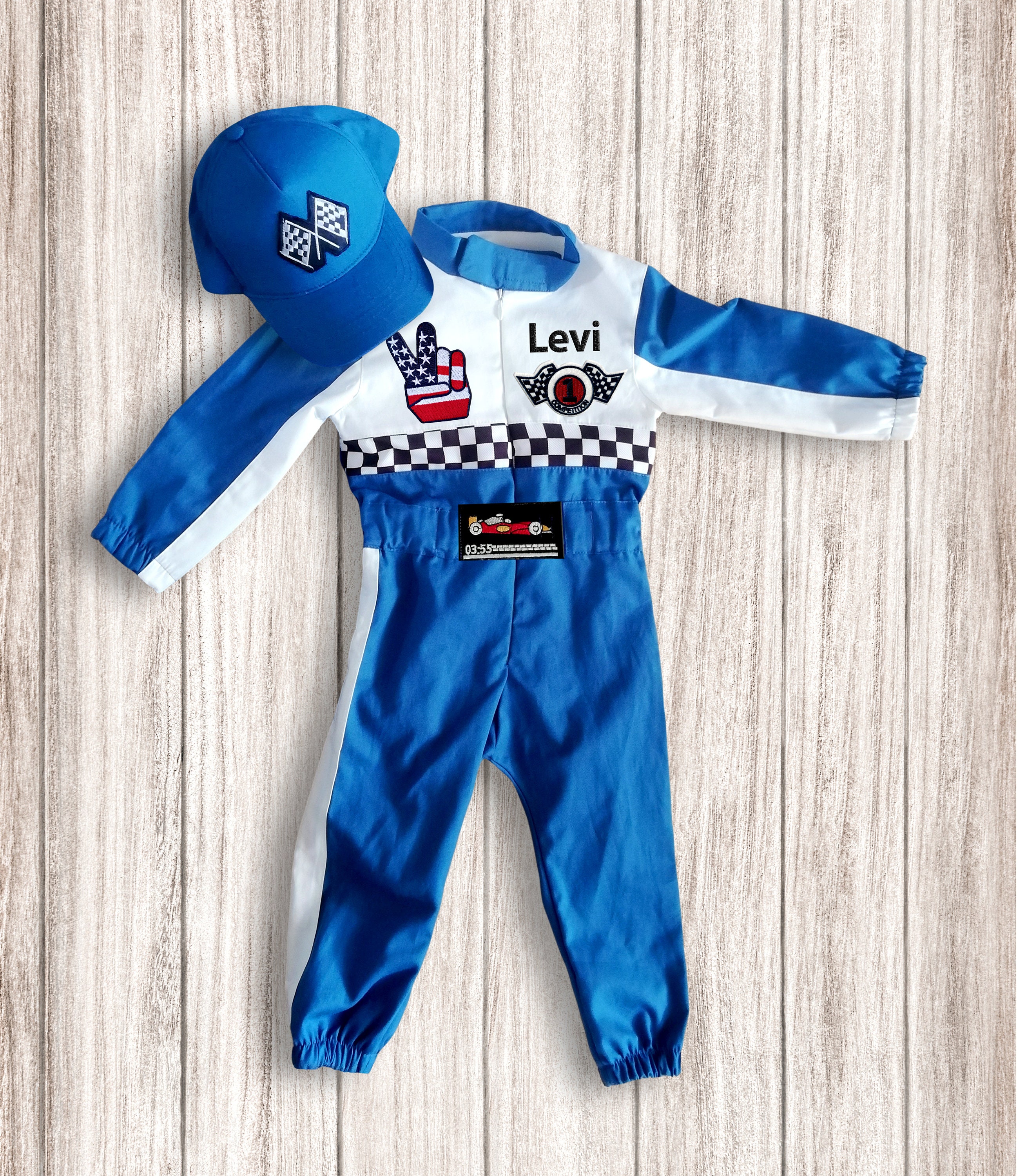 Checker Race Suit Race Car Birthday Halloween Costume - Etsy Canada