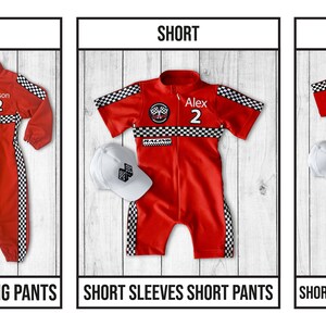 Custom Race Suit-race Car Birthday-halloween Costume-1st Birthday Gift ...