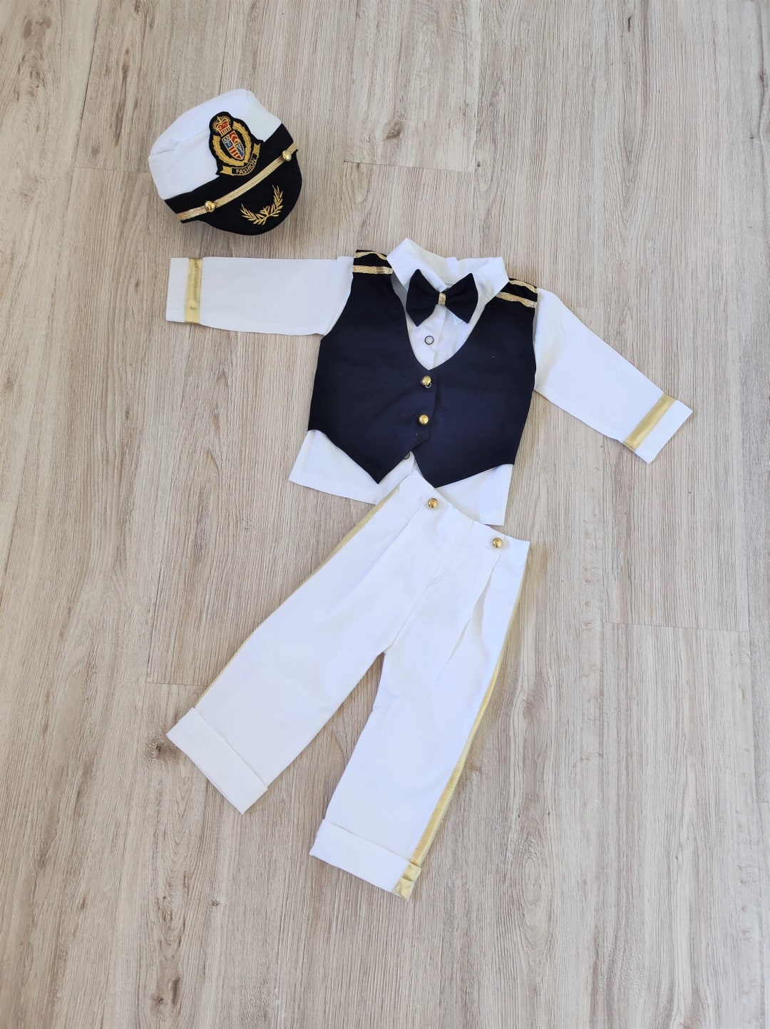 Sailor Shirt-captain Hat-us Navy Dress-navy Costume-united States Navy ...