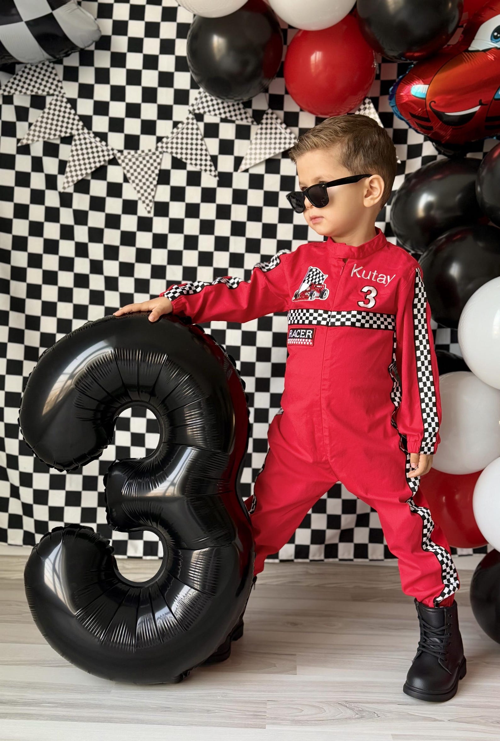 Custom Race Suit-race Car Birthday-halloween Costume-1st Birthday Gift ...