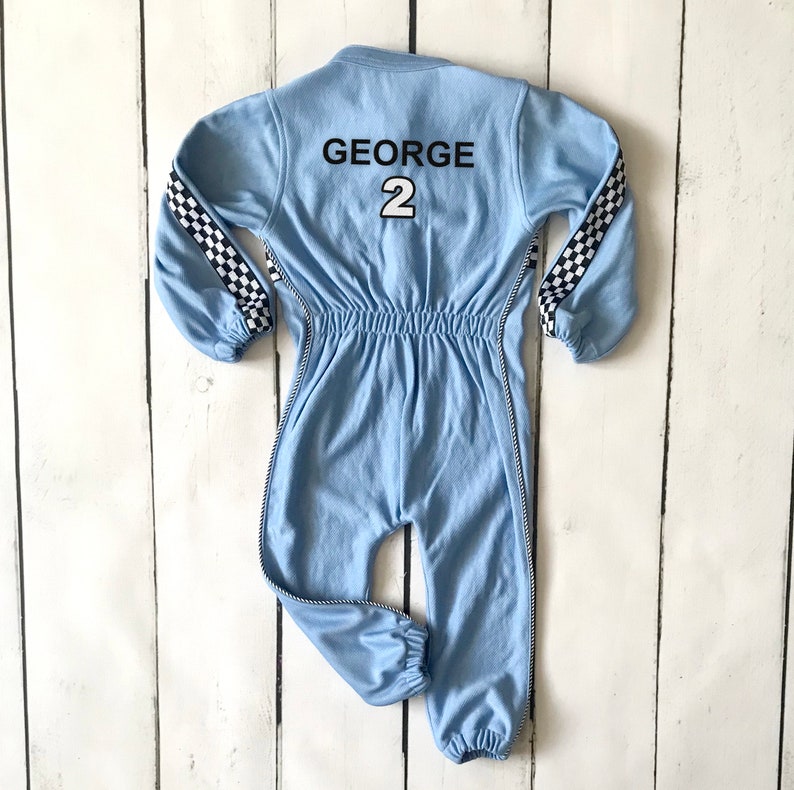 Custom Race Suit Race Car Birthday Halloween Costume 1st - Etsy