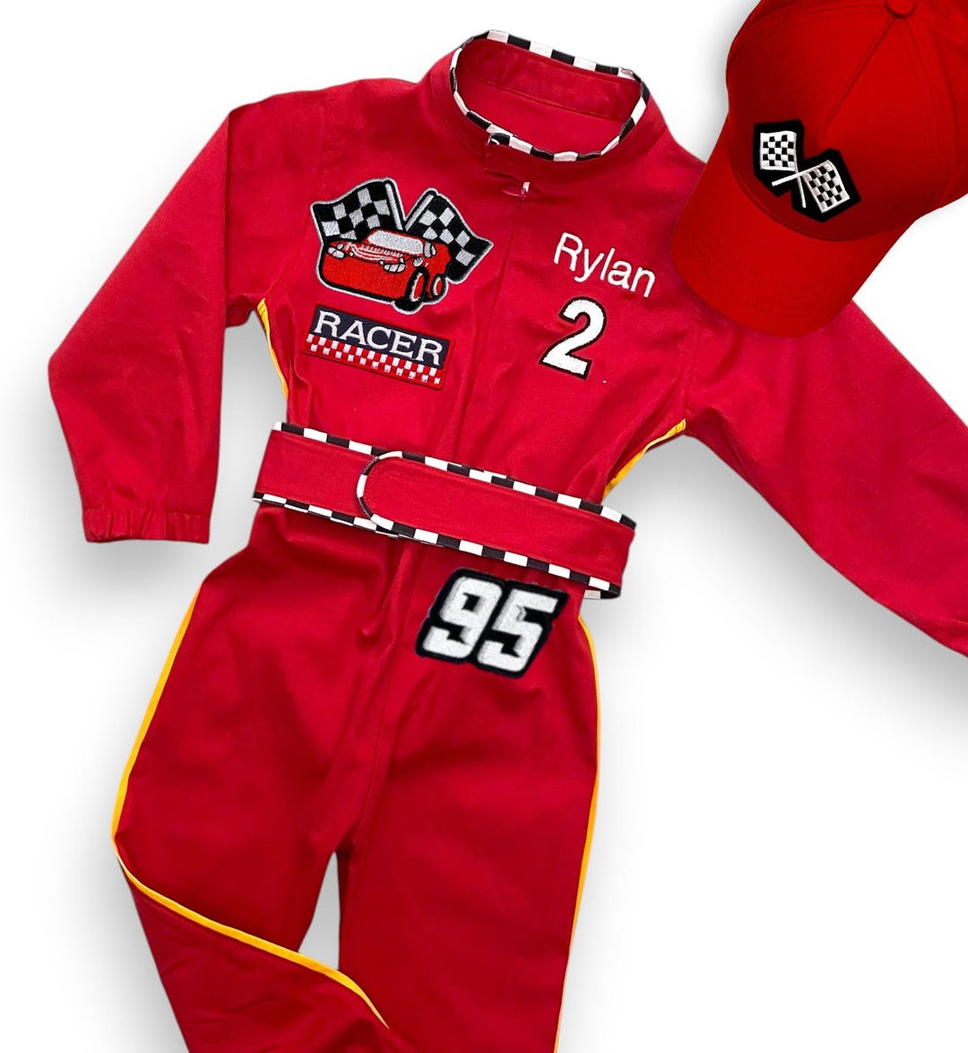 Custom Race Suit-race Car Birthday-halloween Costume-1st Birthday Gift ...