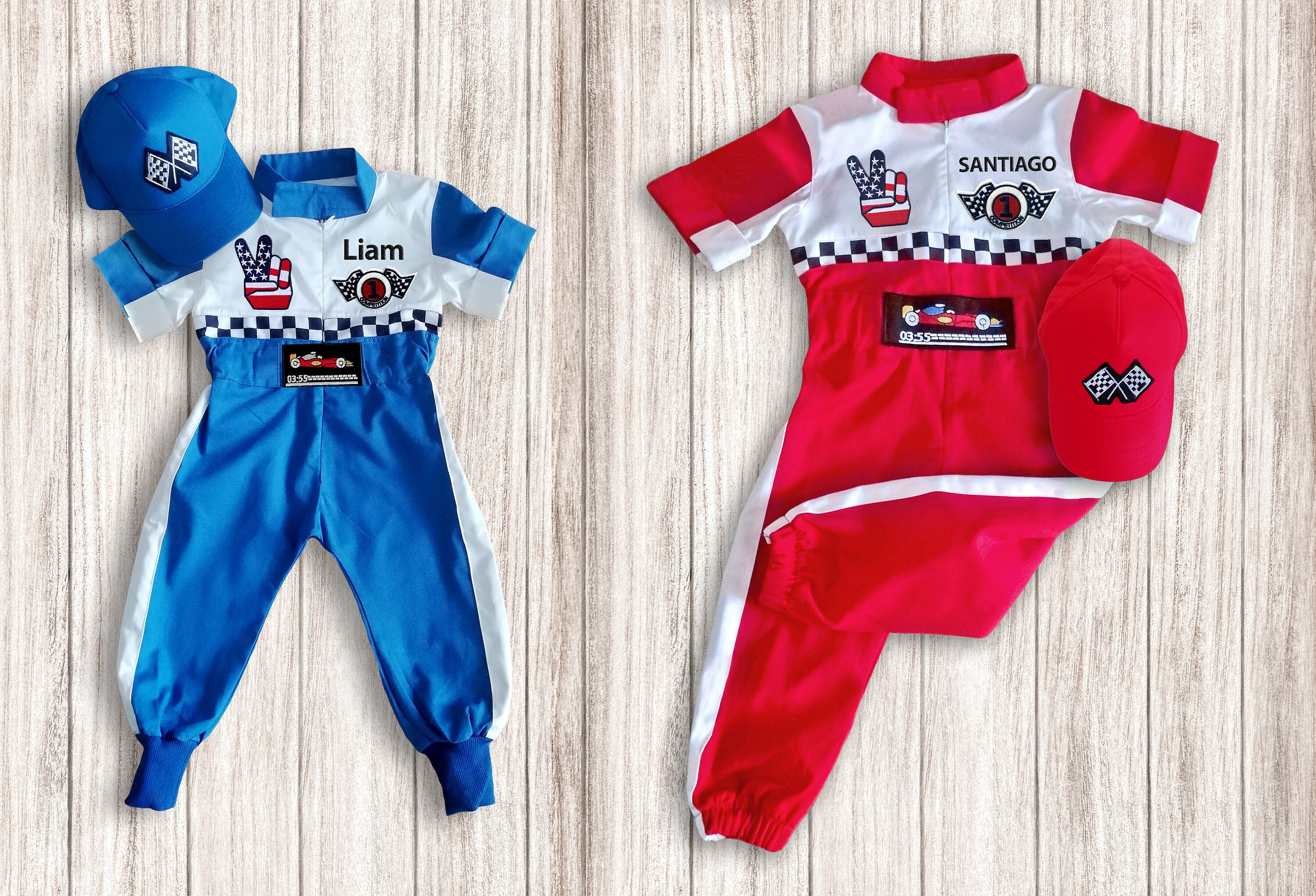 Checker Race Suit Race Car Birthday Halloween Costume - Etsy Canada