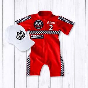 Custom Race Suit-race Car Birthday-halloween Costume-1st Birthday Gift ...