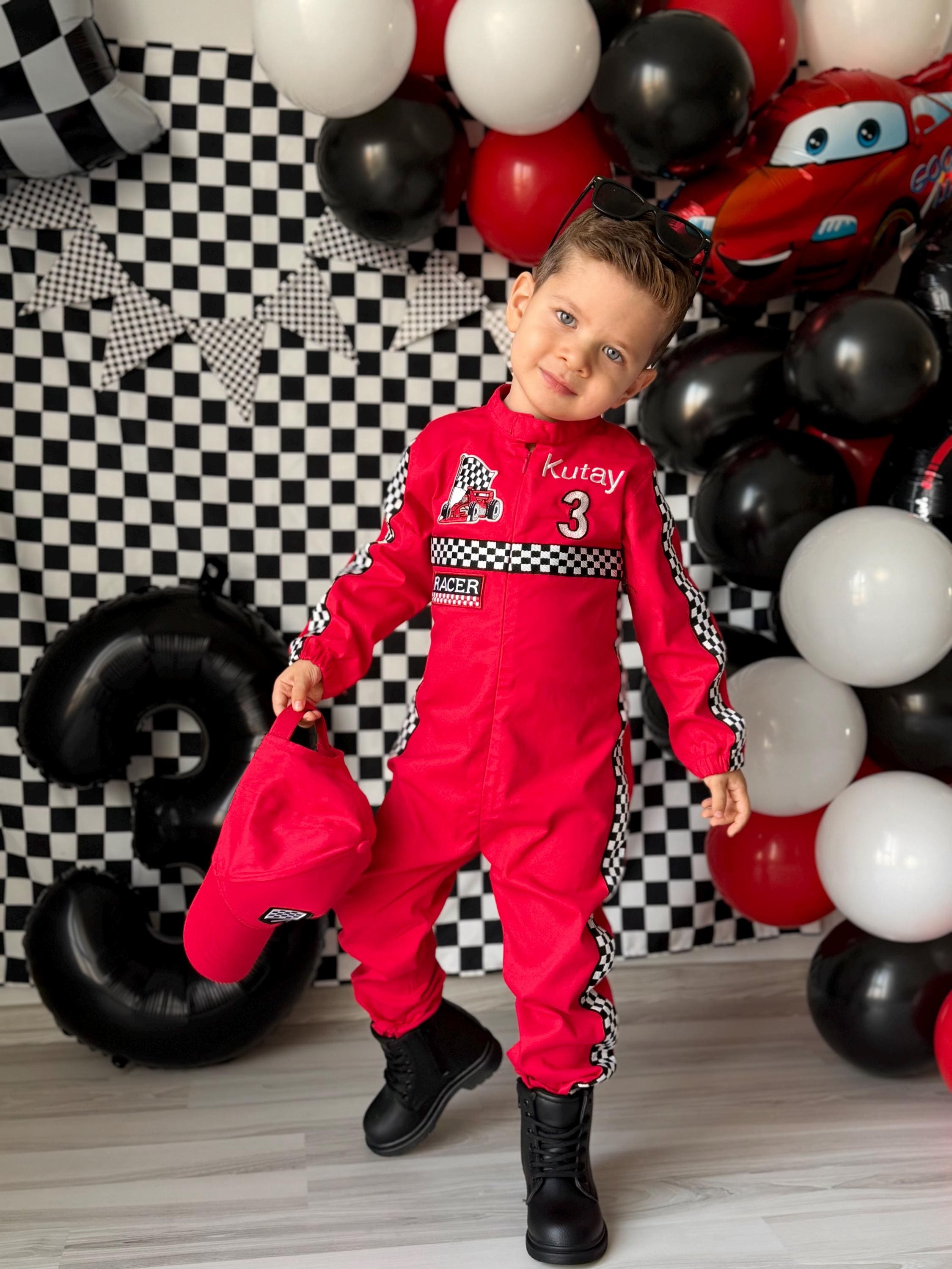 Custom Race Suit-race Car Birthday-halloween Costume-1st Birthday Gift ...