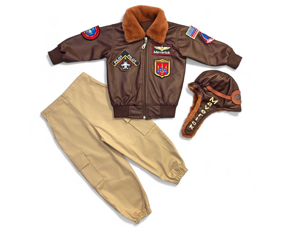 Air Force Pilot Costume Kids-top One Birthday Outfit-personalized ...