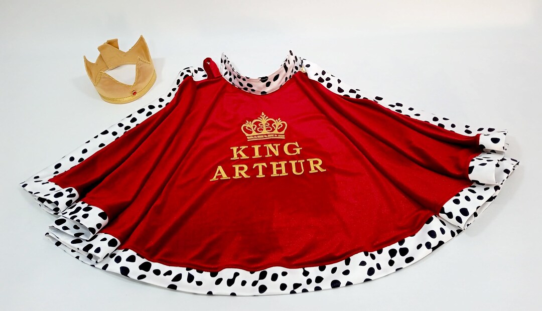 Royal Cape King Crown-halloween Costume-royal Birthday Party-medieval ...