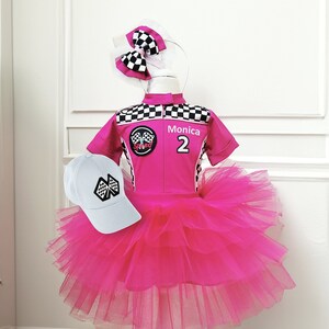 Race Car Birthday-tutu Checkered Dress Two Fast Birthday Custom Race ...