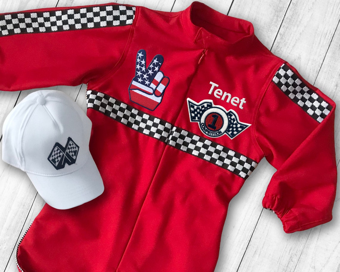 Custom Race Suit Race Car Birthday Halloween Costume 1st | Etsy