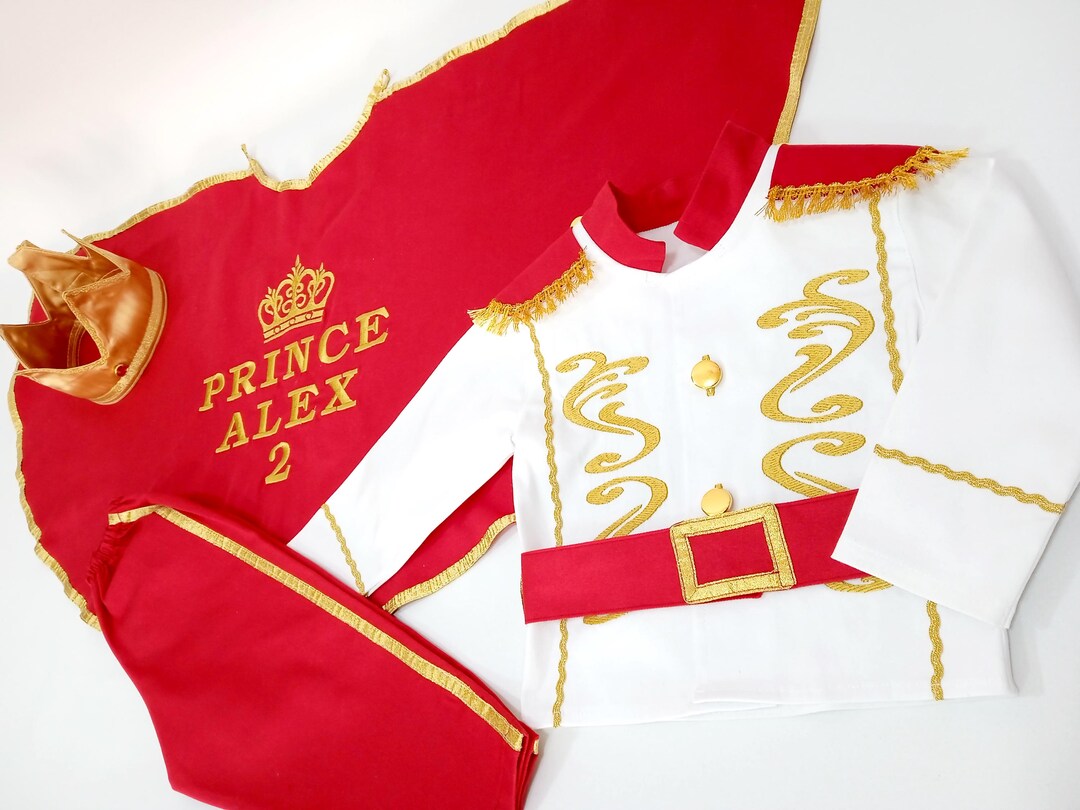 Red Prince Charming Baby Costume-royal Colonial Costume-royal Napoleon ...