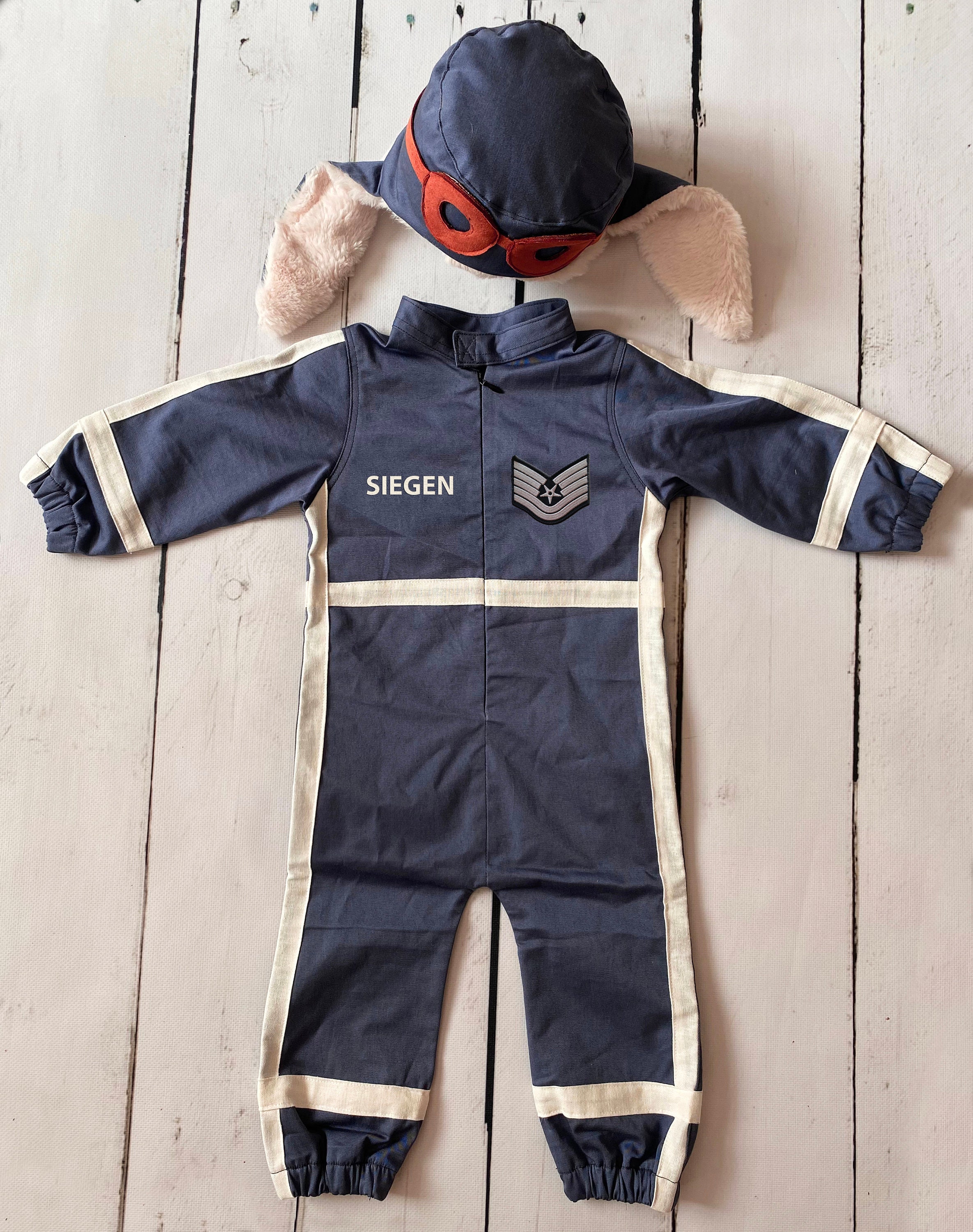 Captain Pilot Helmet-mechanic Overalls Men-halloween Costume-1st ...