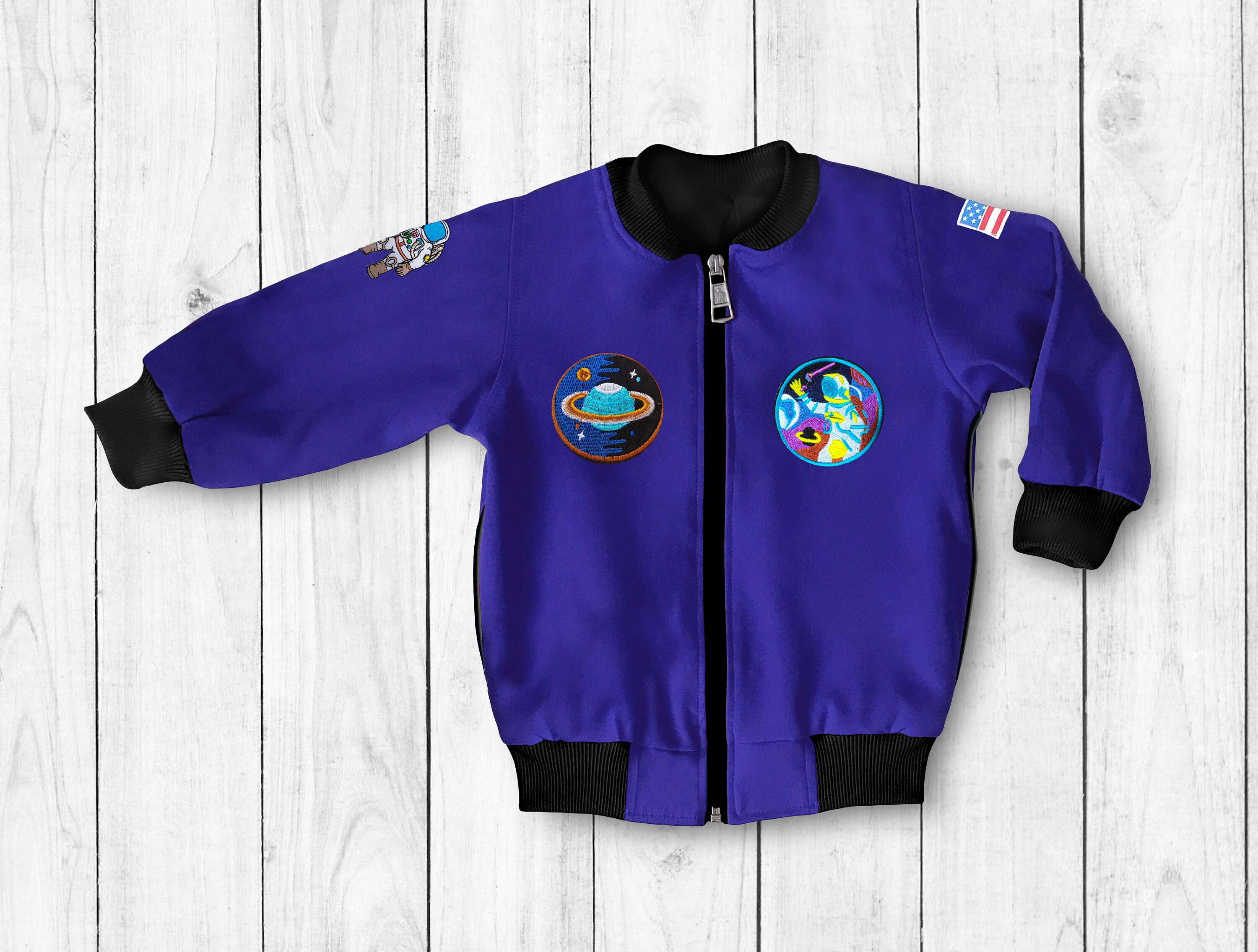 Space Jacket-bomber Jacket-space Theme Birthday - Etsy