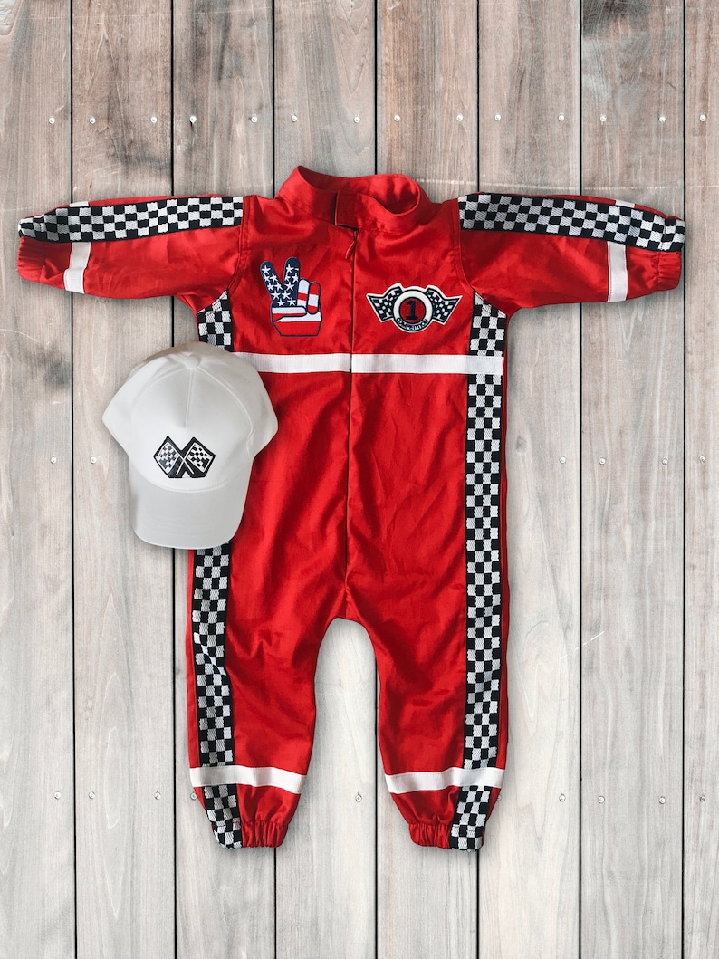 Custom Race Suit Race Car Birthday Halloween Costume 1st - Etsy