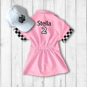 Two Fast Birthday Checkered Dress-race Car Birthday-custom Race Suit ...